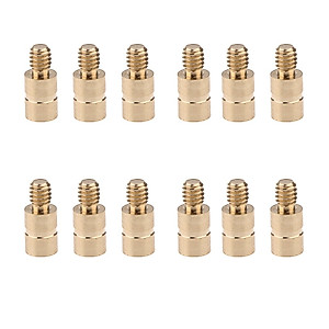 LEIPUPA 48 Pieces 25 Grain Brass Weight Screw Point Inserts Accessory