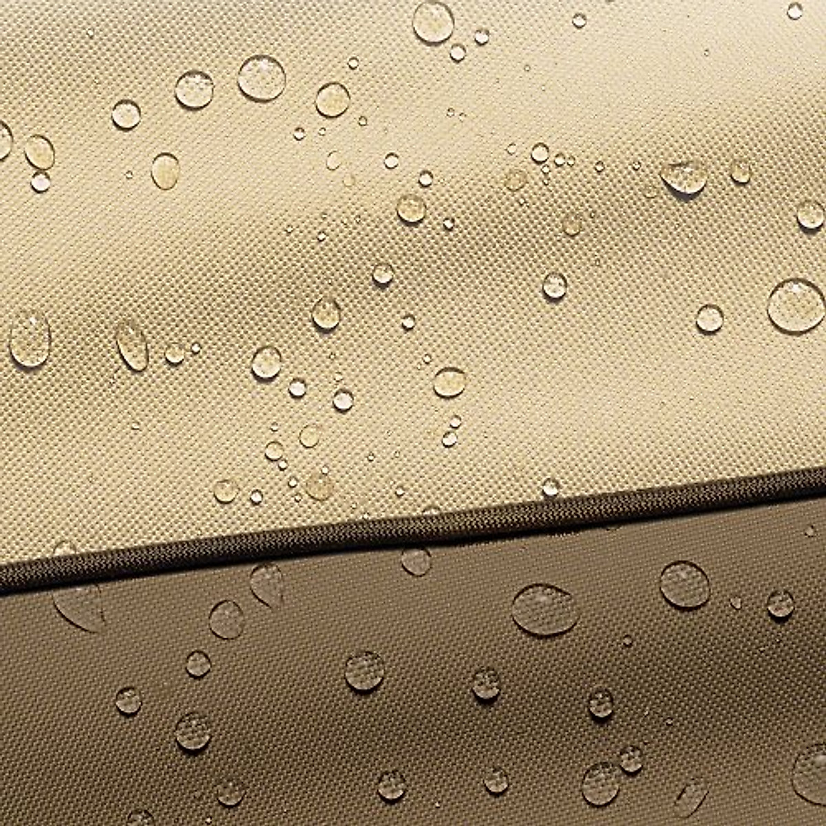 Classic Accessories Veranda Water-Resistant 40 Inch Square Patio Table Cover, Outdoor Table Cover, Pebble/Bark/Earth