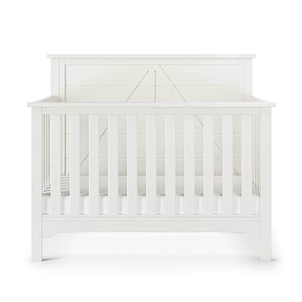 Forever Eclectic Woodland 4-in-1 Convertible Baby Crib, Brushed Cotton
