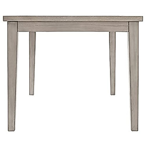 Signature Design by Ashley Parellen Modern Farmhouse Rectangular Dining Room Table, Gray