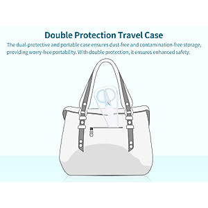 Ceramic Scissors for Baby Food Cutting, Safety Healthy BPA Free Toddler Feeding Shears with Protective Blade Cover and Portable Travel Case-Blue/Grey