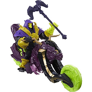 Masters of the Universe He-Man and The Action Figure + Vehicle Based on Animated Series, Articulated Battle Characters, Gift for 4 Years and Older