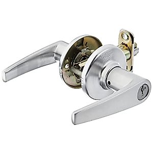 Kwikset 94050-622 Delta Entry Lever Featuring Smartkey Re-Key Security, Satin Chrome