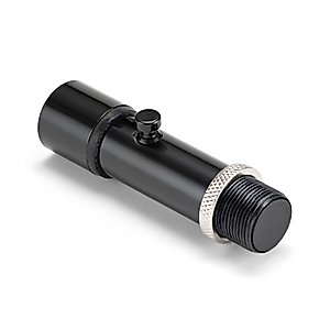 On-Stage QK-2B Quik-Release Mic Adapter (For Quick, Easy Microphone Interchange, Screwless Mount with Push-Button Release and Click-Together Connection, 5/8"-27 Threading, Shock Absorbent, Black.