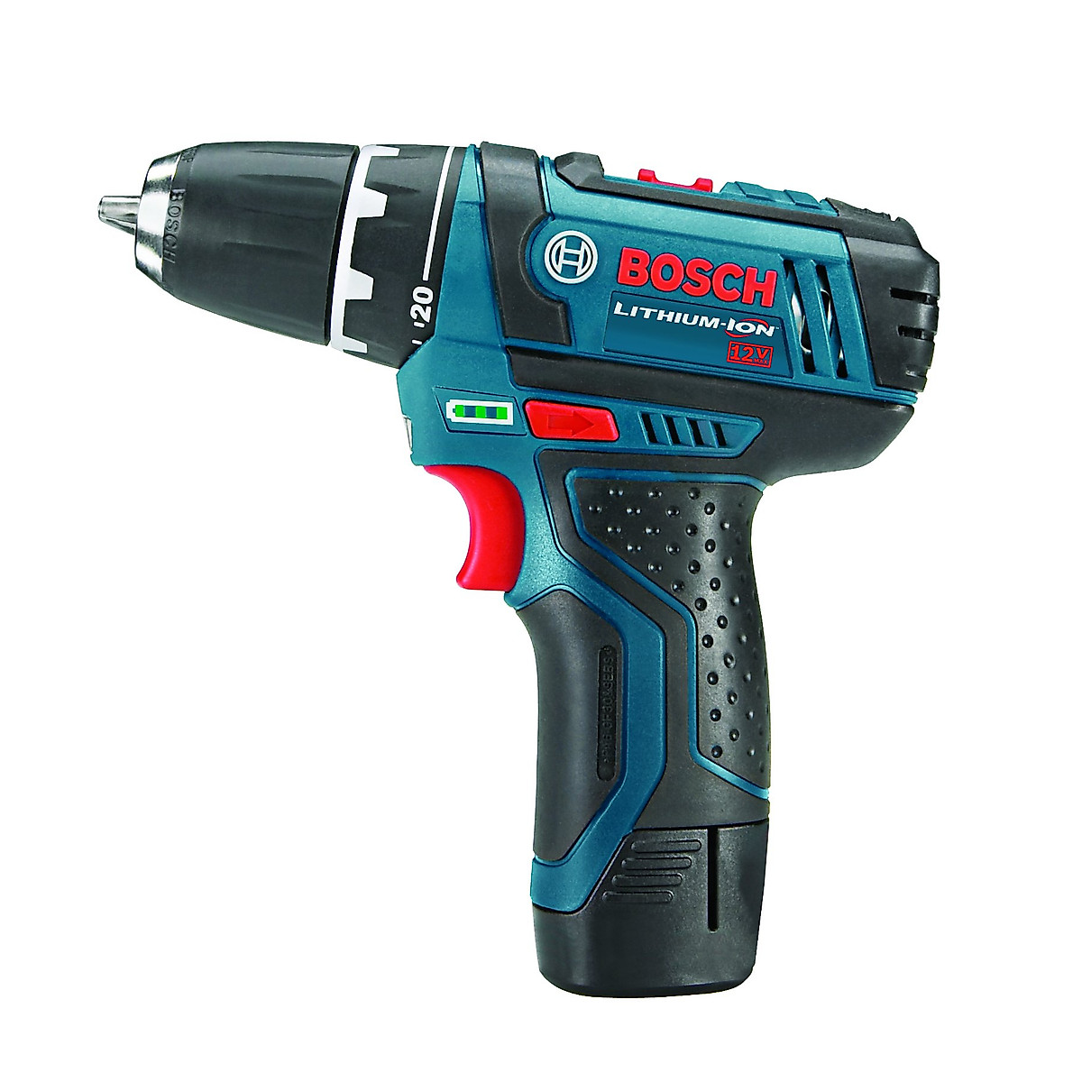 Bosch Power Tools Drill Kit - PS31-2A - 12V 2-Speed Drill/Driver Kit and 12V Max LED Work Light w/ 2 Batteries, Charger and Case