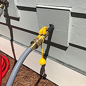 GASPRO 24FT 1/2" ID Natural Gas Hose, Low Pressure LPG Hose with Quick Connect, for Weber, Char-broil, Pizza Oven, Patio Heater and More