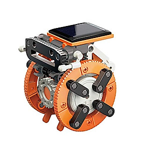 Thames & Kosmos SolarBots: 8-in-1 Solar Robot STEM Experiment Kit | Build 8 Cool Solar-Powered Robots in Minutes | No Batteries Required | Learn About Solar Energy & Technology | Solar Panel Included