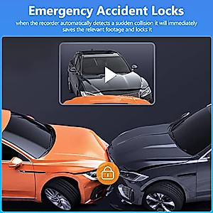 SIXWIN Dash Cam Front and Rear Triple lences Dash Cam with 32G TF Card 2 inch Dashboard Camera 1080P Full HD 130°Wide Angle with Parking Monitor Loop Record Voice Record Night Vision Backup Camera