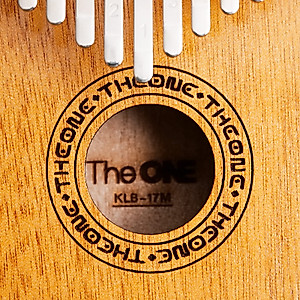 The ONE Kalimba 17 Keys Thumb Piano, Portable Mbira with Tuning Hammer, Piano Case and Scale Sticker, Musical Instrument Gift for Kids and Adults