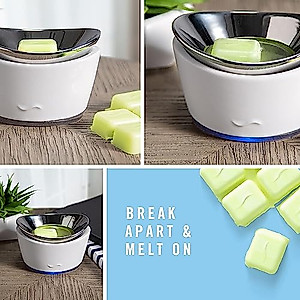 Febreze Wax Melts, Wax Melt Warmer Cubes, Wax Warmer Cubes, Pack of 6, 3 Gain Original Scent and 3 Downy April Fresh Scent, 6 Wax Melt Cubes per Pack, Air Freshener