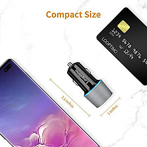 Fast USB C Car Charger,Compatible with Google Pixel 7/7 Pro/6/6a/6 Pro/5a/5/4a/4/4 XL/3 XL/3/3a XL/3a/2, 30W Power Delivery & Quick Charge 3.0 Car Adapter (Fast Charging Type C Cable 3.3Ft Included)