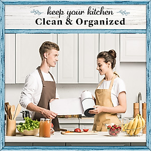 Home Acre Designs Paper Towel Holder - Farmhouse Countertop Dispenser Non-Slip Base for Kitchen & Bathroom