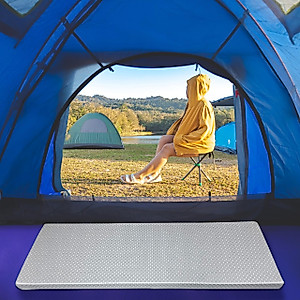 ENDELLE Lash Bed Topper,2.7in Thick Foam Pad with Removable Cover,Non-Slip Bottom.Small Single Floor Bed,Camping Mattress,Guest Bed