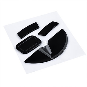 2Sets Rounded Edges Curved Mouse Feet Pads Skates Compatible for Razer Mamba Wireless RC30-027101 Gaming Mouse (for Mamba Wireless Mouse feet)