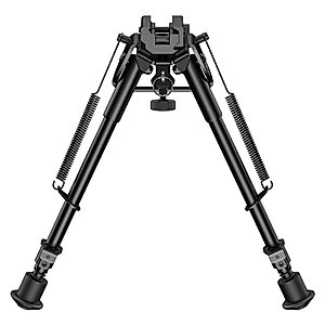 CVLIFE Picatinny Bipod, 9-13 Inches Rifle Bipod, Bipod for Rifle with Solid Sling Adapter Base
