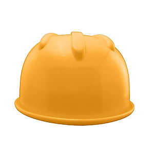 Nicky Bigs Novelties Adult Womens Plastic Novelty Construction Helmet Yellow Engineer Hard Hat Road Worker Costume Theme Prop