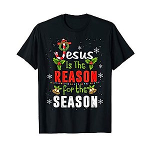 Christian Jesus The Reason Christmas Stocking Stuffer Gift T T-Shirt