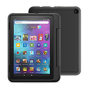 Fire HD 8 Kids Pro tablet, 8" HD 32 GB (Black) + Sleeve + Power Charger