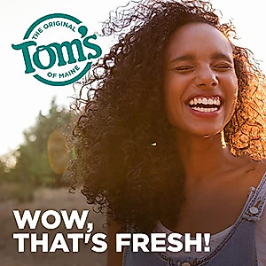 Tom's of Maine Natural Wicked Fresh! Fluoride Toothpaste, Cool Peppermint, 4.7 oz. 2-Pack (Packaging May Vary)
