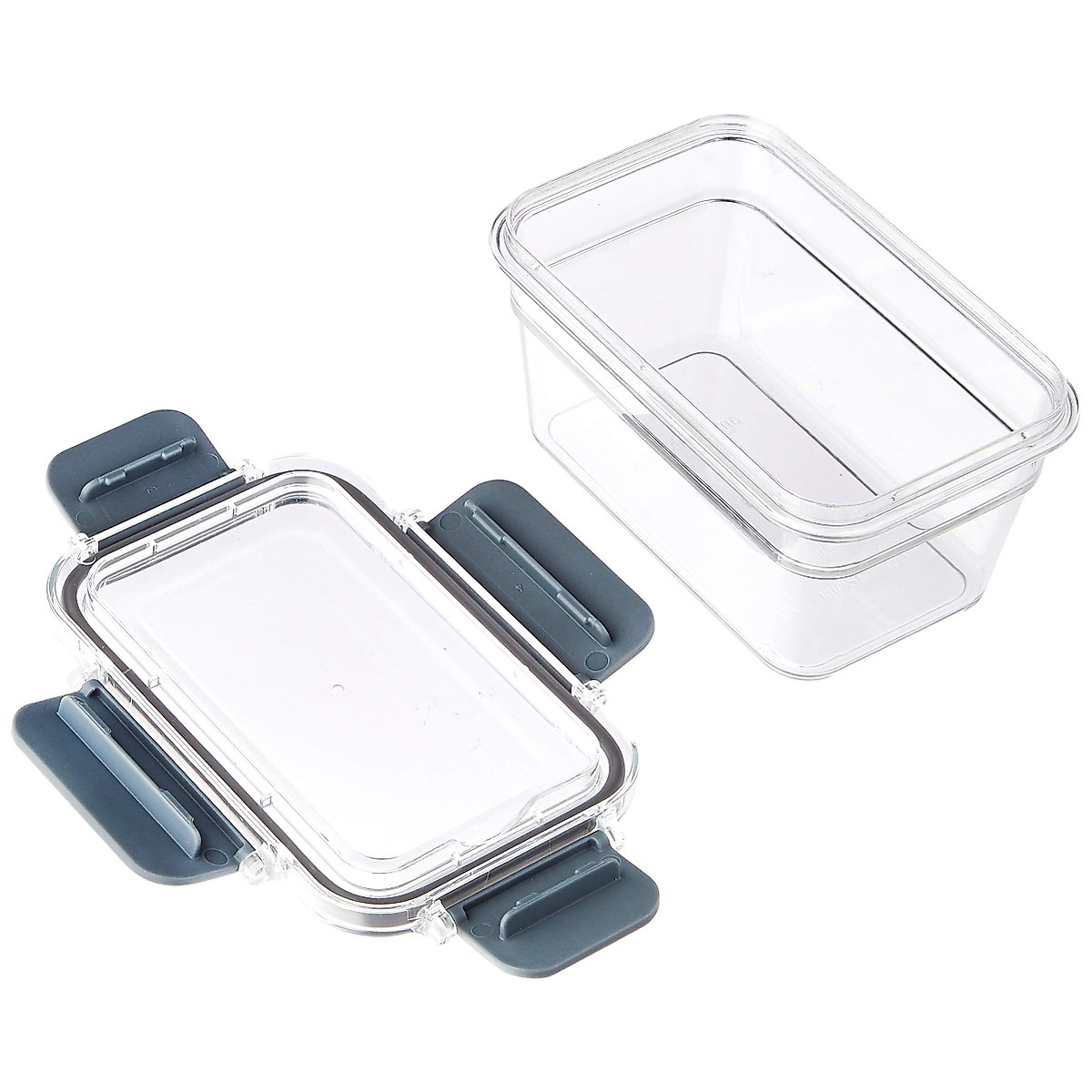 Amazon Basics Tritan 22 Piece Locking Food Storage Container Set of 11 Containers with Lids, Clear
