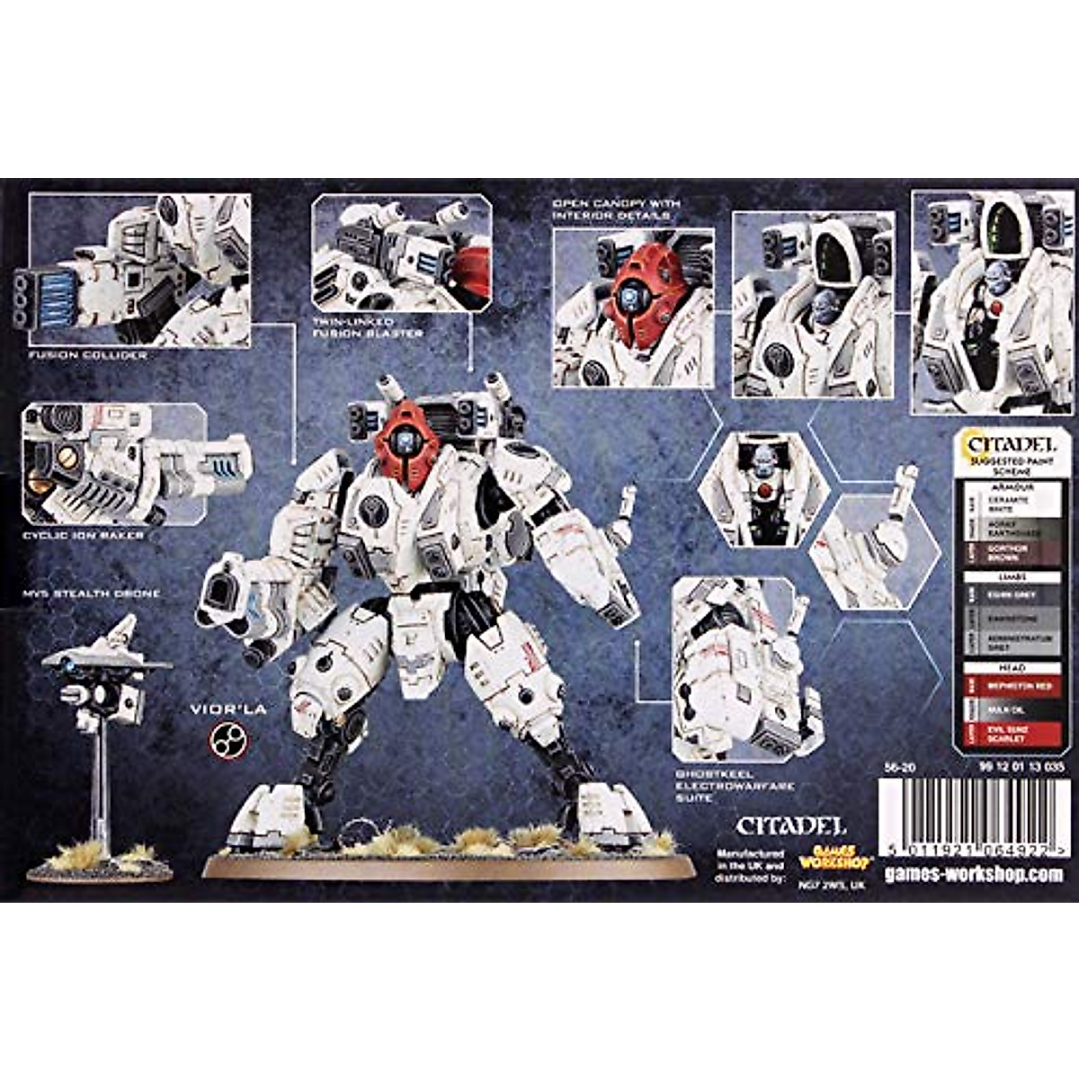 Games Workshop 99120113059" Tau Xv95 Ghostkeel Battlesuit Plastic Kit
