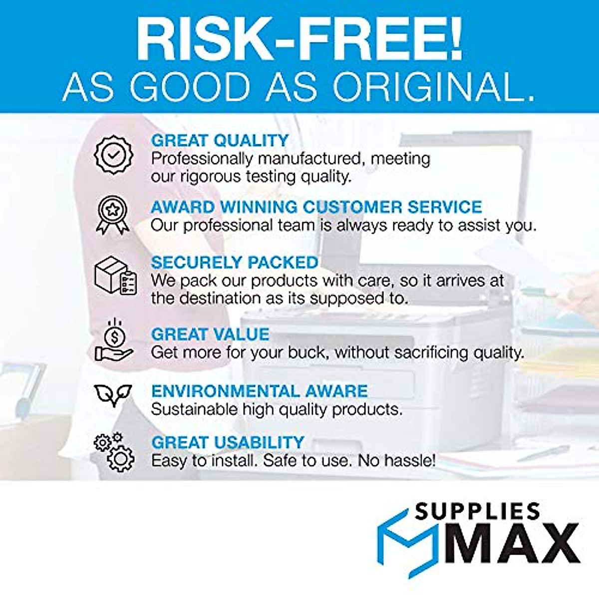 SuppliesMAX Compatible Replacement for Brother MFC-J785/J985/J9520DW Black Super High Yield Inkjet (2400 Page Yield) (LC-20EBK)