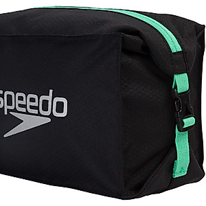 Speedo Unisex's Pool Slide Bag, Black/Green Glow, One Size