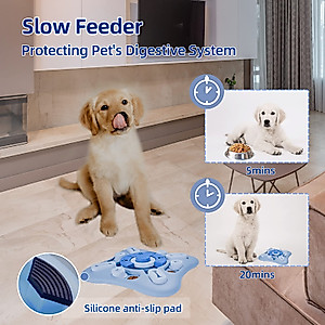 FULUWT Dog Puzzle Toys, Interactive Dog Toys for Boredom and Stimulating, Dog Food Puzzle Feeder for Fun Slow Feeding for Puppies, Cats, Small, Medium, Large Dogs.