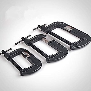 Ochoos G-type Clamp fixture 1 inch -10 inch clamps Clip fixture tools DIY woodworking Hand Tool Welding Spike Locator - (Size: 8 inches)
