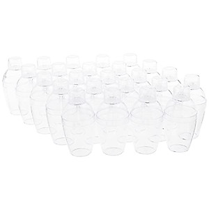 Fineline Settings Quenchers Clear 7 oz. Cocktail Shaker 24 Pieces