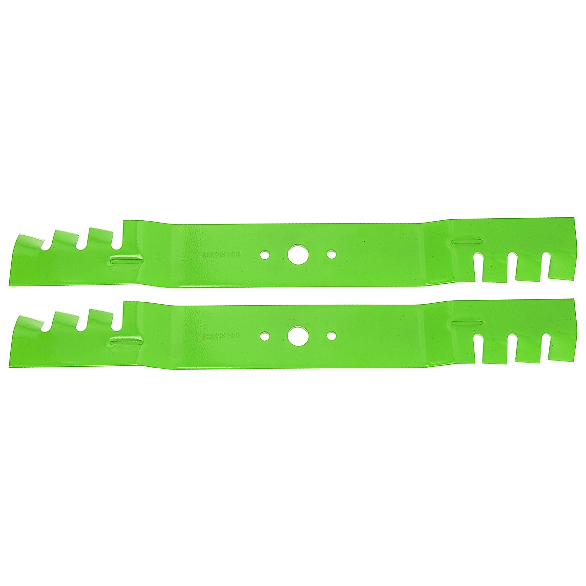 8TEN LawnRAZOR Mower Blade Set for MTD Cub Cadet LT1042 42 inch Decks 759-3830 742-3033 742-04101 759-04081 (Toothed Mulching)