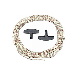 YAMAKATO Pull Start Cord Rope 9/64 inch 3.5mm Recoil Starter String for STHIL Poulan Husqvarna Sears Echo Craftsman Ryobi Honda Chainsaw Lawn Mower Weed Eater Trimmer Edger Leaf Blower 40 Feet #4-1/2