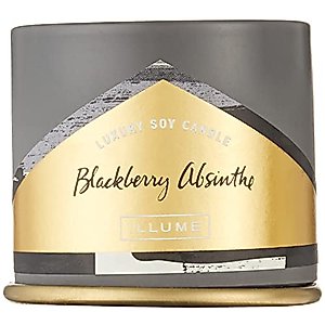 ILLUME BlackBerry Absinthe Soy Candle, Demi Vanity Tin, Purple, 3 oz.