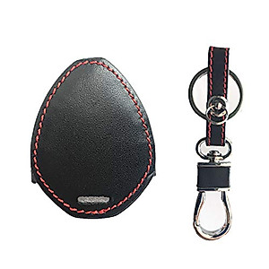 Rpkey Leather Keyless Entry Remote Control Key Fob Cover Case protector Replacement Fit For Toyota 4Runner Corolla Matrix RAV4 Venza Yaris Pontiac Vibe Scion iQ tC xB xD HYQ12BBY MOZB41TG