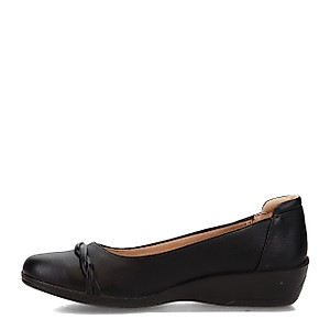 LifeStride Womens Impact Loafer, Black, 8.5 Wide US