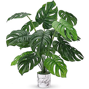 Der Rose 28" Fake Plants Tall Artificial Faux Plants in Pot for Home Farmhouse Bedroom Living Room Decor Indoor