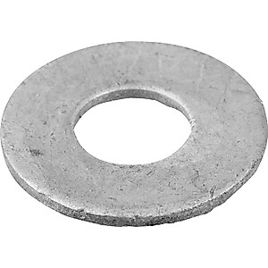 Hillman Hot Dipped Washers, Rust-Resistant, Galvanized Flat Washers, 1/4-Inch, 811070 (100 Pack)