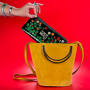 Blue Q Pencil Cases - chunky zipper, sturdy and easy-to-clean, 4.25" h x 8.5" w, made from 95% recycled material