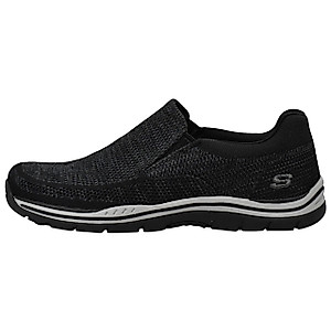 Skechers Men's Expected - Gomel Slip-on Loafer, Black, 11 M US