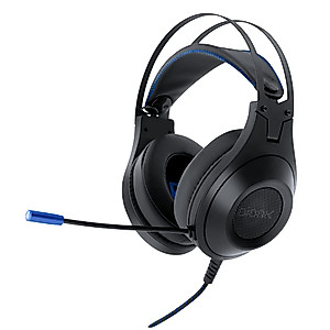 Bionik Sirex Gaming Headset with Mic for PS5: 50MM Drivers, Memory Foam, Mute Switch, Adjustable Head Beam, PS4/Xbox Series XS/Nintendo Switch OLED/PC/Mac
