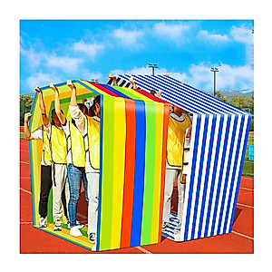 2PCS Teamwork Games Run Mat, Indoor Outdoor Competition Games for Adults Kids Team Building Group Learning Activities (Size : Adult-20M/26FT)