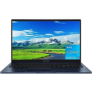 ASUS Vivobook 15 Laptop 2023 Newest, 15.6" Full HD Display, Intel Core i3 1215U(Up to 4.4GHz), 40GB RAM, 1TB SSD, Intel UHD Graphics, Wi-Fi, Bluetooth, Business & Student, Windows 11 S, Quiet Blue