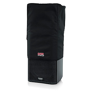 Gator Cases Protective Nylon Speaker Cover for Compact 12" Speaker Cabinets; Fits QSC K12, Yamaha DXR12 and more (GPA-CVR12), Black