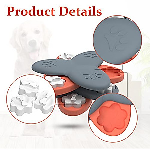 Onfsevy Dog Enrichment Toys With Bone Shape Covers, 9 Durable Dog Treat Puzzle Toys for IQ Training & Brain stimulatinh