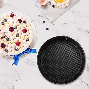 CGGYYZ Nonstick Springform Pan Set of 4, 4" 7" 9" 10" Cheesecake Pans Removable Bottom Set, Round Cake Pans Sets for Baking Leakproof Cake mold for Baking Enthusiast