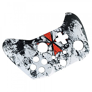 eXtremeRate Soft Touch Grip Biological Hazard Front Housing Shell Faceplate for Xbox One X S Controller Model 1708 - Controller NOT Included