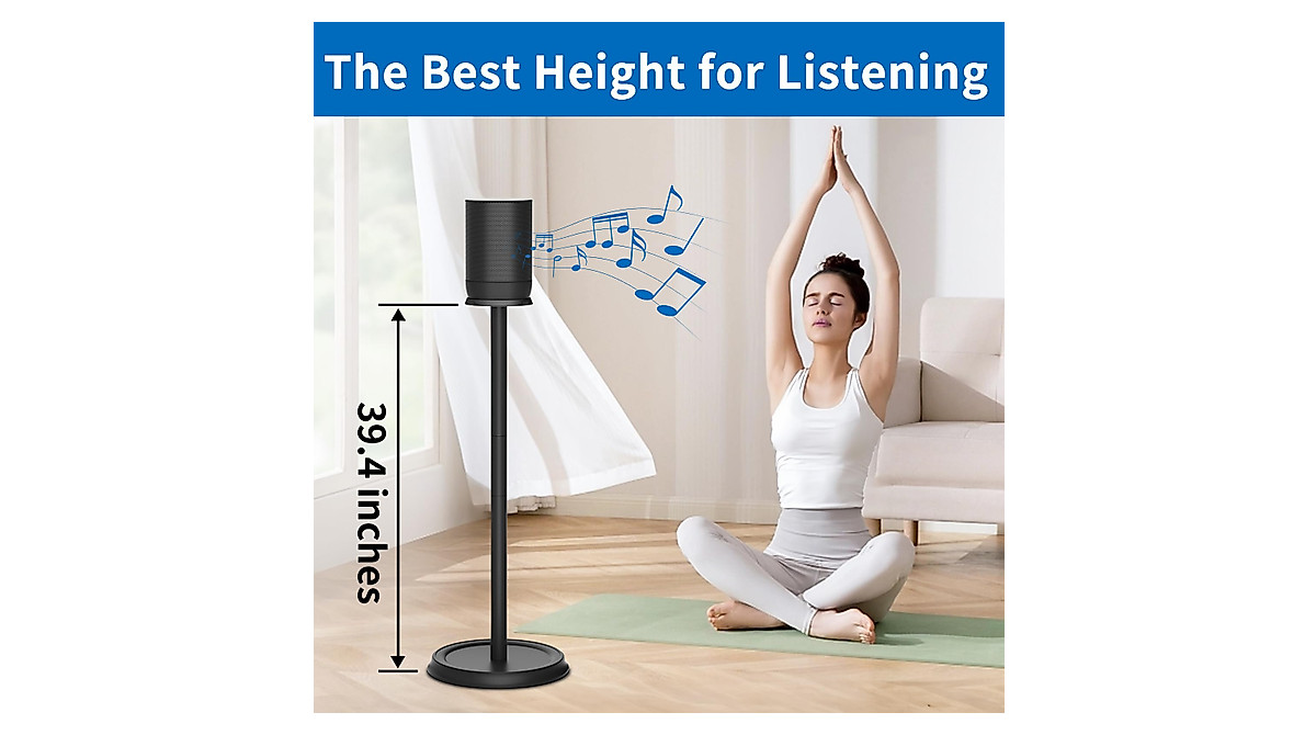 Heavy Duty Speaker Stand for Sonos Move - Easy Setup