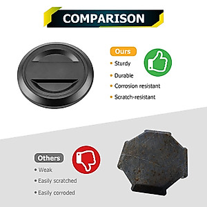 WeiSen 4Pcs Hub Wheel Center Caps, Tire Wheel Center Rim Cap Compatible with Polaris RZR 1000 XP/Turbo/ RS1 2017-2023 Replace Number#1522872-655