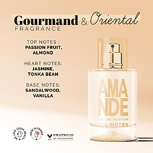 SOLINOTES Almond Perfume for Women - Eau De Parfum | Delicate Floral and Soothing Scent - Made in France - Vegan - 1.7 fl.oz