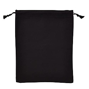 2 Pack Hair Styling Tools Organizer Bag for Hair Dryer Storage (Black, 11.8 x 14 Inches)